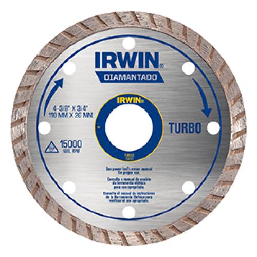 DISCO DIAM.TURBO SECO - 4 1/2X20mm - IRWIN