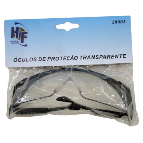 OCULOS SEGURANCA TRANSPARENTE - SILICONE E ELASTICO 280121 - HF