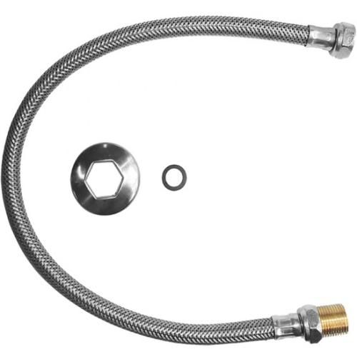 RABICHO FLEXÍVEL CROMADO 40cmx1/2 - F/M REF: 250102 - BLUKIT