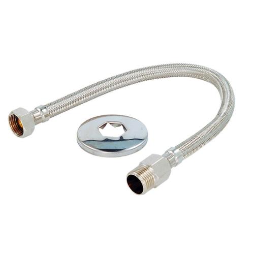 RABICHO FLEXÍVEL CROMADO 40cmx1/2 - F/M REF: 250102 - BLUKIT